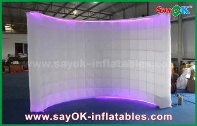 China Inflatable Photo Booth with LED Lighting 3x1.5x2m CE Certified Enclosure Stand for sale