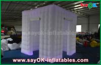 China Inflatable Photo Booth 2.5x2.5x2.5m Portable with RGB LED Lighting for Wedding Shopping Mall for sale