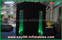 China Inflatable Photo Booth 2.4mH with CE UL Blower Custom Logo White Oxford Cloth for sale