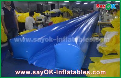 China Giant PVC Inflatable Runway Running Tracking Gymnastics Air Mat for Kids 0.55mm 1000D for sale