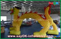 China Custom Inflatable Arch 7x4m Dragon Shape Halloween Archway with Logo Printing for Promotional Events for sale