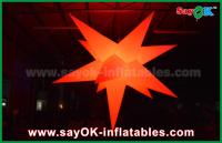 China Custom Giant Inflatable Star 2m 16 Color LED Decoration for Party Wedding Event for sale