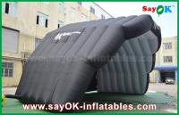 China Go Outdoors 8m PVC Inflatable Dome Tent Black Stage Cover for Show Exhibition for sale