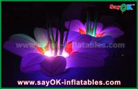 China 1.5m Nylon Cloth Inflatable Flower Decoration with Multicolor LED Lighting for Party for sale