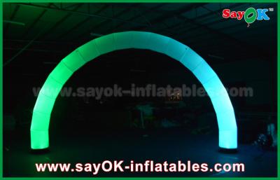 China Inflatable LED Arch Entrance 6x3M for Wedding Party Decoration with Custom Logo for sale