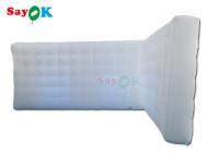 China Inflatable LED Photo Booth Backdrop Wall 5x2.5m Remote Control 210D Oxford Cloth for sale