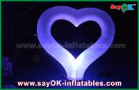 China Giant LED Inflatable Heart Decoration 1.5m 2m with 16 Color Remote Control for Events for sale