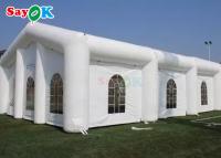 China Sayok Inflatable Outdoor Tent Cube 0.55mm PVC LED Color Wedding Party Tent Custom Size for sale