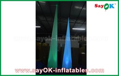 China Wedding Inflatable Light Decoration Cone / Pillar Customized Color With Led Light for sale