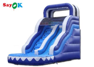 China Commercial Inflatable Water Slide 0.55mm PVC Blow Up Slip N Slide for Children for sale