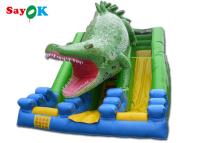 China Commercial Inflatable Crocodile Theme Bouncer Slide for Kids 3.5m Long for sale