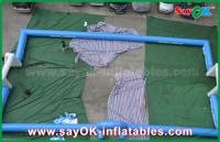 China Commercial Grade Inflatable Football Toss Game 10x20ft Blue PVC Tarpaulin with Custom Print for sale