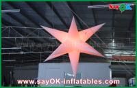China Oxford Cloth Inflatable LED Star Decoration 1.5m 2m Indoor Outdoor Party Lighting for sale