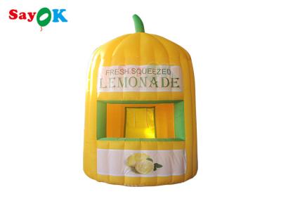 China Inflatable Lemonade Stand 2.5x2.5x3m with Blower Durable Oxford Cloth for Events for sale