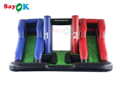 China Commercial Inflatable Dry Double Slide Bouncer 2 Year Warranty Custom Size for sale