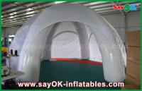 China Custom PVC Inflatable Dome Tent 4x4m Waterproof White Event Tent with CE Blower for sale