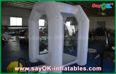 China 1.5 * 1.5 * 2.5m White Custom Inflatable Products Customized Inflatable Box Tent for sale