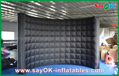 China 3x1.5x2m Inflatable LED Photo Booth with Oxford Cloth and 17-Color RGB Lighting - CE/UL Certified for sale