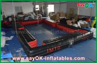 China Custom Inflatable Snookball Table 6x3m PVC Tarpaulin Soccer Snooker Hybrid Game with CE Blower for sale