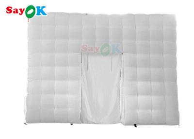 China Sayok Air Inflatable Tent Cube 5x5x3.5m LED Outdoor Party Event Tent with Blower for sale