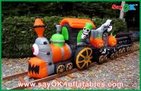 China 6m Oxford Cloth Inflatable Halloween Train Decoration - Custom Sizes 1-4m, CE/UL Certified Blower for sale
