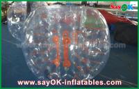 China 1.5m Inflatable Wrecking Ball Game Adult Transparent Human Bubble Zorb Soccer Ball TPU PVC for sale