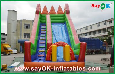 China Inflatable Slippery Slide 4x4m PVC Tarpaulin Bouncer with Blower for Park and Event for sale