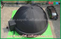 China Black 7m Diameter Inflatable Mobile Planetarium Dome Cinema Tent with Projection Surface for sale