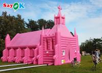 China Custom PVC Inflatable Dome Tent 2.3x4.2m Quick Install Church House Tent for Events for sale