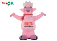 China Giant Inflatable Cartoon Pig Character for Advertising Birthday Parties Custom Size 1 Year Warranty for sale