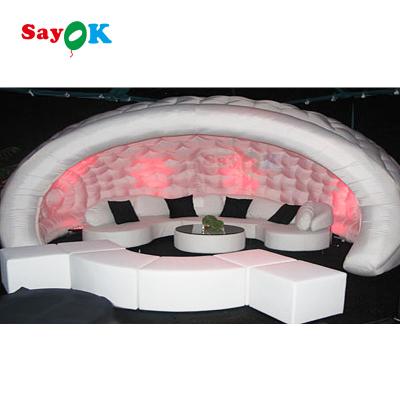 China Inflatable Globe Tent 4m x 4m Commercial PVC Trade Show Tent with CE Blower for sale