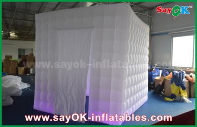 China Inflatable Photo Booth Tent 2.5m Height 1 Door with Velcro Curtain for Event Rental for sale