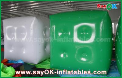 China Custom Printed Inflatable Helium Balloon Cube 0.18mm PVC Advertising Balloon for sale