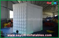China Inflatable Photo Booth White Arc Shape Portable 4x2.4x2.4m ROHS Certified for sale