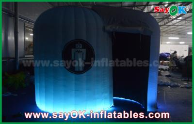 China Inflatable Photo Booth Tent 3x2x2.4m Waterproof Oxford Cloth with Logo Print for sale