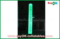 China Custom Inflatable LED Long Tube Air Pillar Balloon for Wedding Decoration 2m for sale