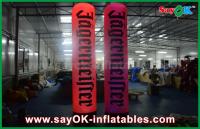 China Advertising Inflatable Lighting Pillars / Columns Balloon With Logo Printing for sale