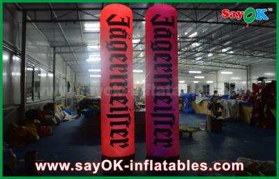 China Advertising Inflatable Lighting Pillars / Columns Balloon With Logo Printing for sale