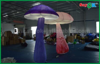 China Custom Giant Inflatable Mushroom 16 Color RGB LED Light for Event Decor for sale