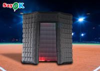 China Inflatable Photo Booth Tent 2.5x2.5x2.5m Single Door 360 Degree Platform for Party Event for sale
