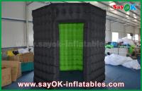 China Custom Inflatable Photo Booth Octagon Tent 16kg Wind Resistant with LED Lights for sale