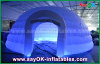 China White Round Inflatable Dome Tent 5m Commercial Event Tent for Party Trade Show for sale