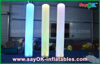 China 3m Tall Nylon Cloth Inflatable Pillar LED Decorative Column for Advertising Events for sale
