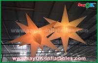 China Nylon Inflatable LED Star Balloon Outdoor Advertising Decoration with CE UL Blower 100-240V for sale