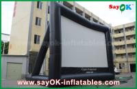 China Inflatable Cinema Screen 10m x 7m Projection Cloth Outdoor Movie Screen with CE Blower for sale