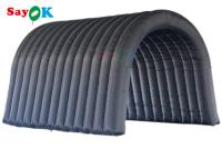China Inflatable Lawn Black Inflatable Tunnel Tent Multi Function For Activities Exhibitions for sale