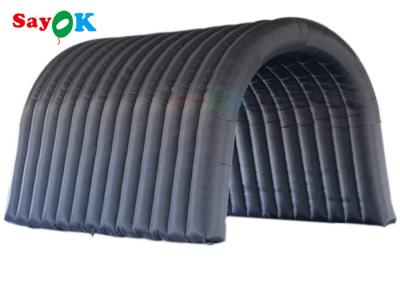 China Inflatable Lawn Black Inflatable Tunnel Tent Multi Function For Activities Exhibitions for sale