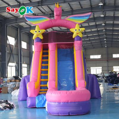China Commercial Giant Inflatable Water Slide Bounce House Combo for Kids Party with 2-Year Warranty for sale