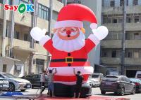 China Large Inflatable Santa Claus 6mH Blow Up Christmas Decoration for Outdoor Activity for sale