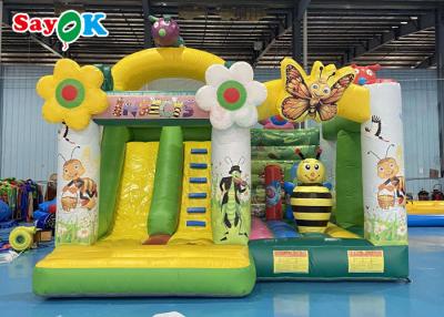 China Commercial Inflatable Bounce House with Slide 3x3m Cartoon Ladybug Jumping Castle for Kids for sale